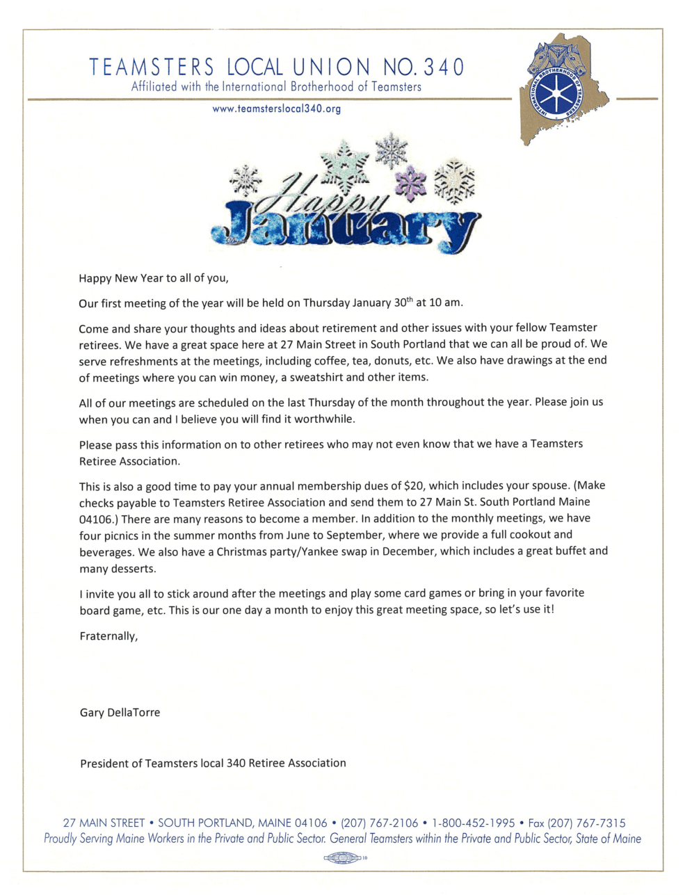 Teamsters 340 | Retirees